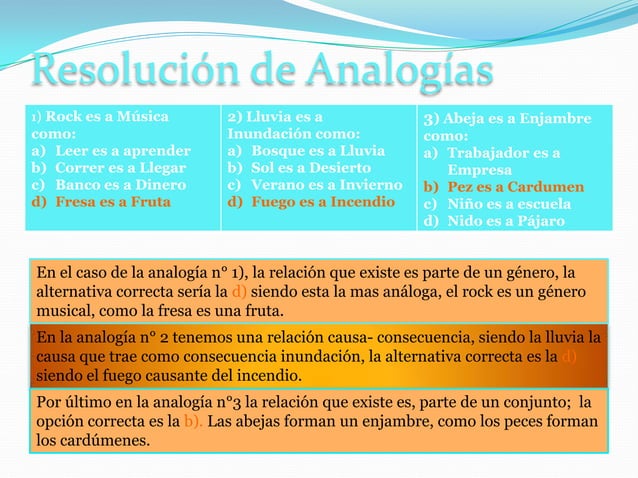 Ejercicios De Habilidad Verbal Presentación Ppt