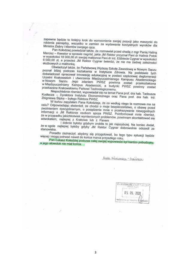 Habilitacja rektora pwsz oczami sekretarek | PDF