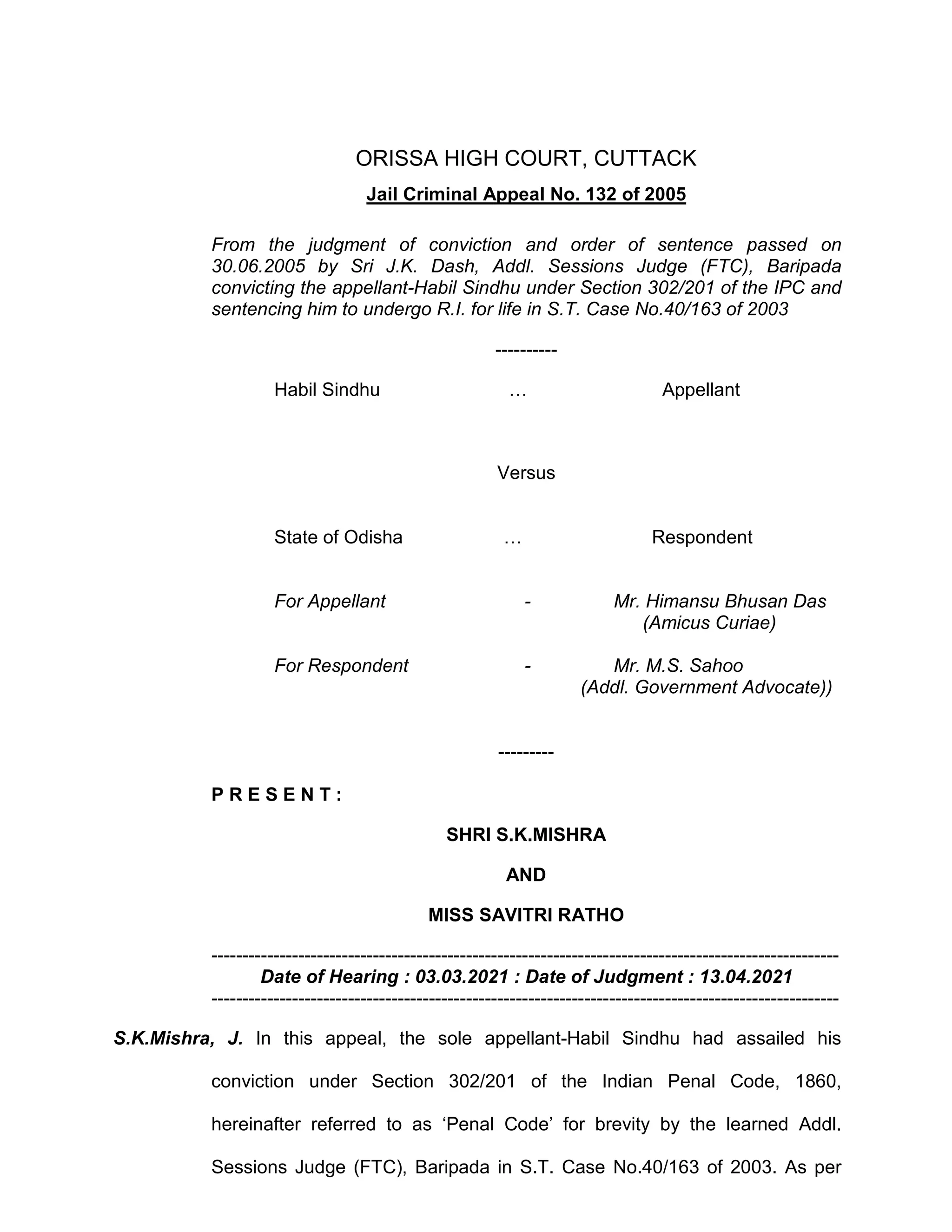 Habil sindhu order | PDF