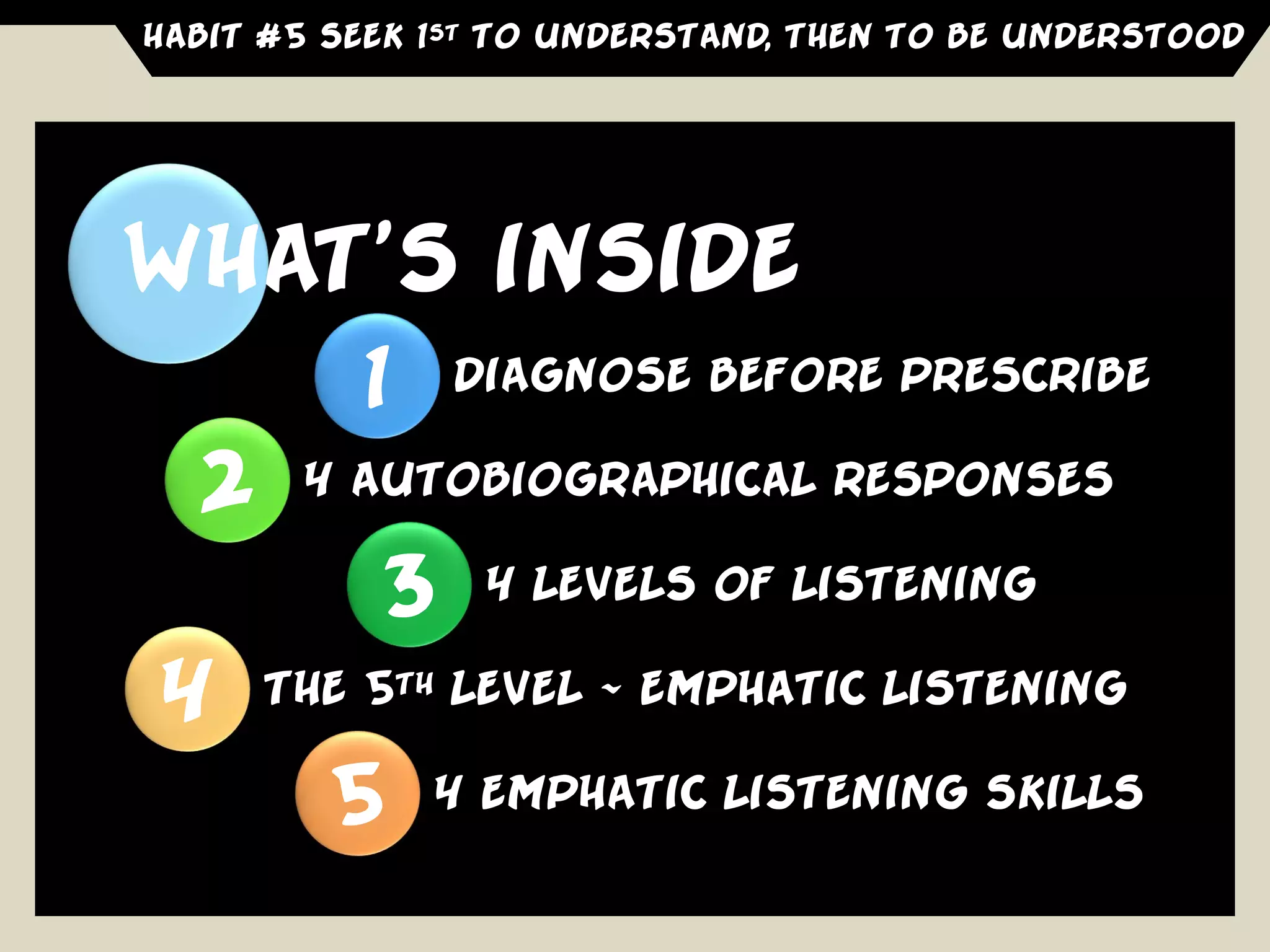 Habit5 seek1sttounderstand-140717073644-phpapp02 | PDF