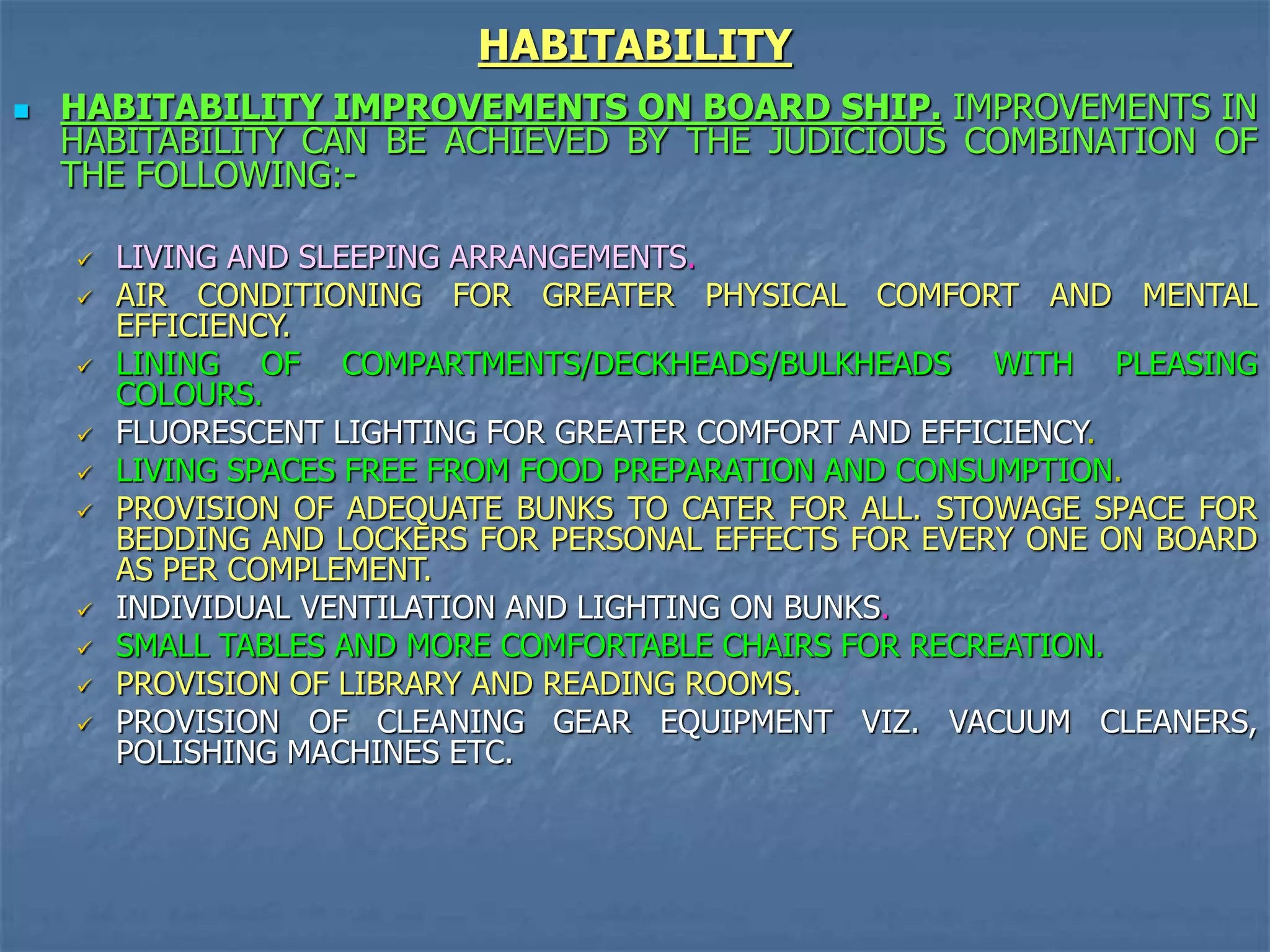 Habitability | PPT