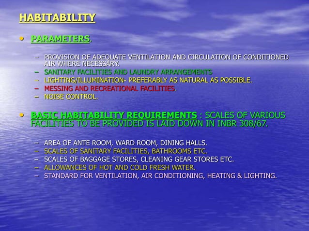 Habitability | PPT