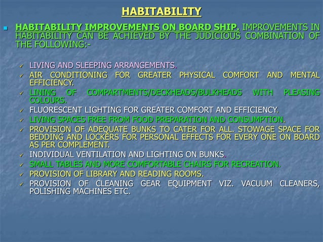Habitability | PPT
