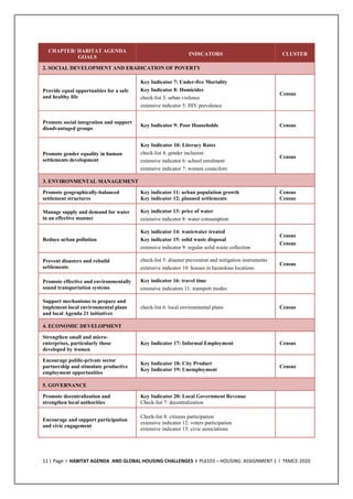 Habitat agenda and global housing challenges | PDF