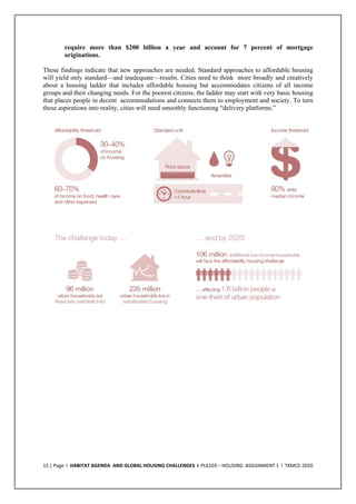 Habitat agenda and global housing challenges | PDF