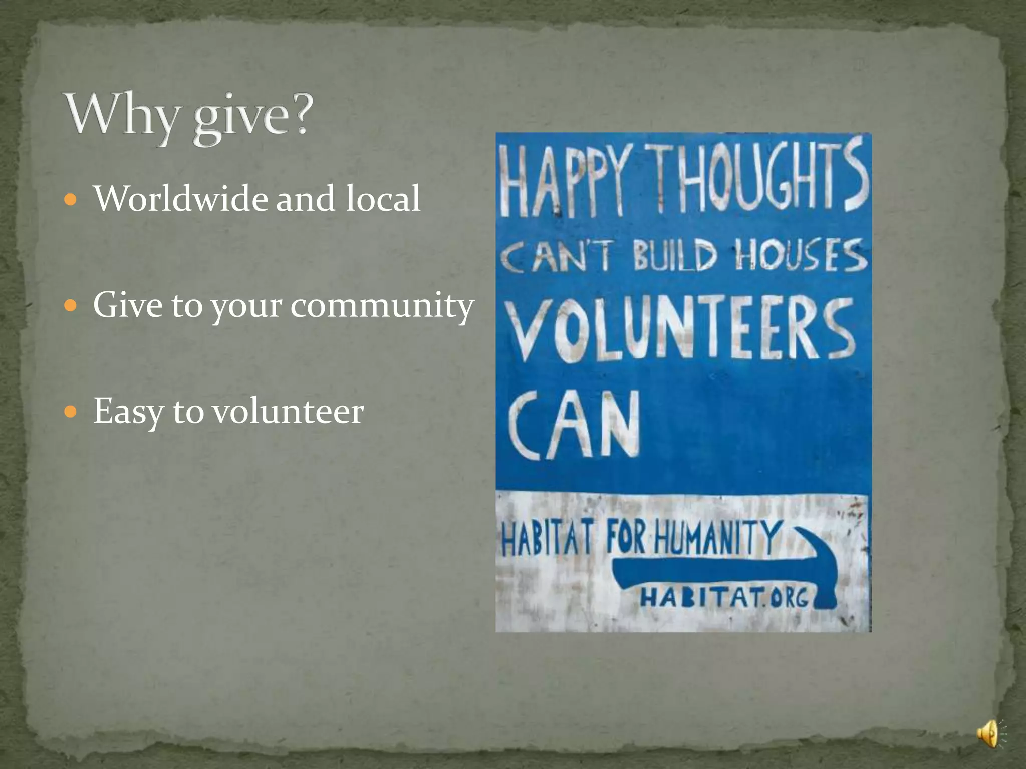 Habitat for humanity | PPTX