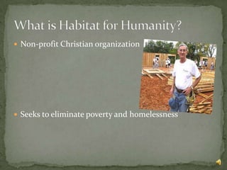 Habitat for humanity | PPTX