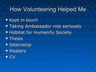 Habitat for Humanity | PPT