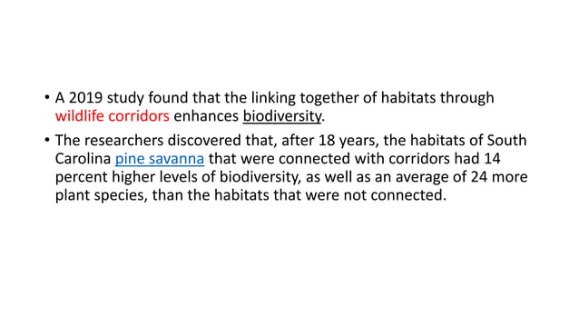 Habitat fragmentation, habitat loss.pptx | Environment | Science