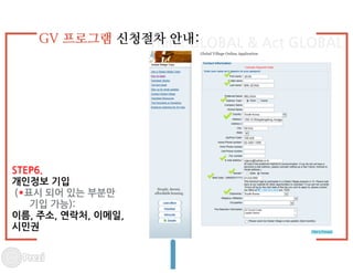 해비타트 해외봉사 신청하기 (Habitat Global Village Program) | PDF