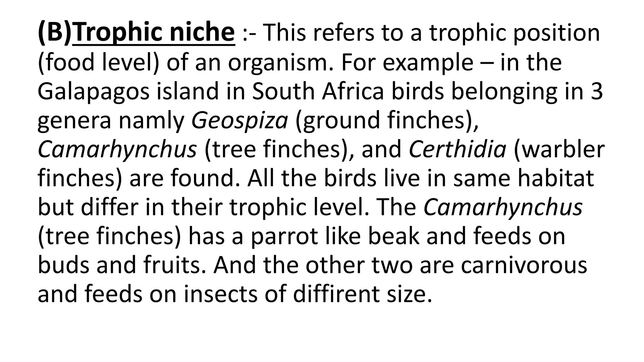 Habitat & niche | PPTX
