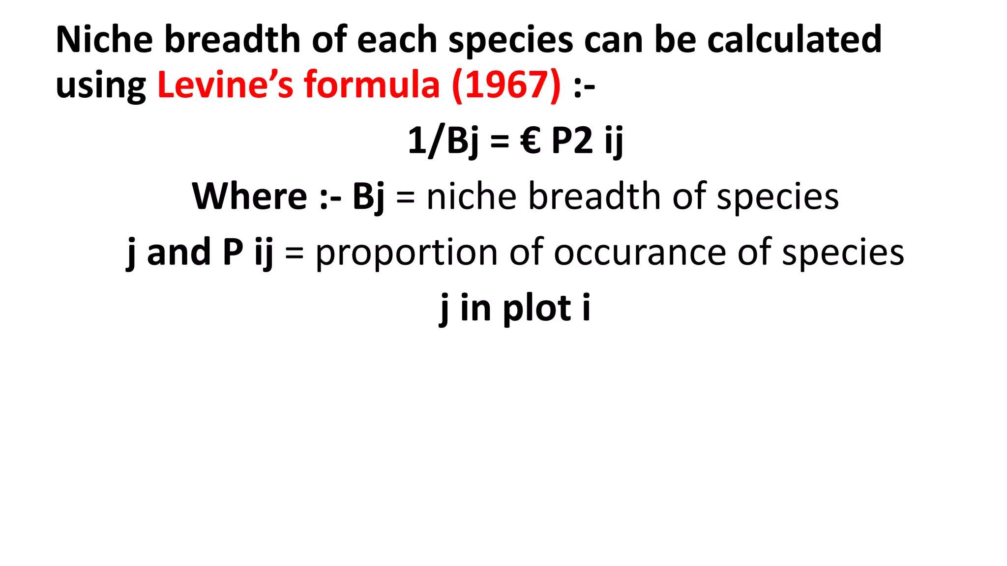 Habitat & niche | PPTX