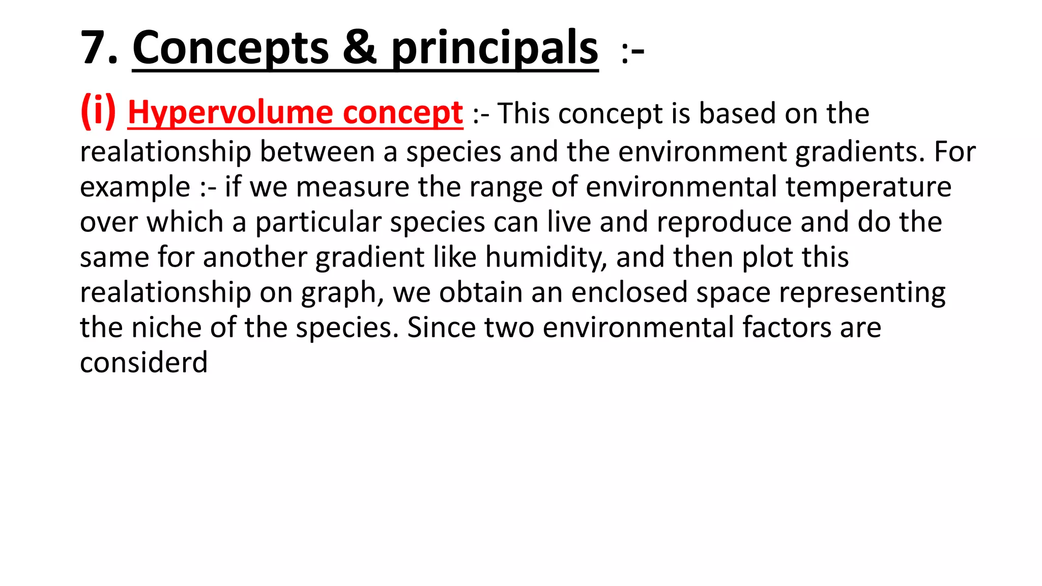Habitat & niche | PPTX