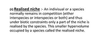 Habitat & niche | PPTX