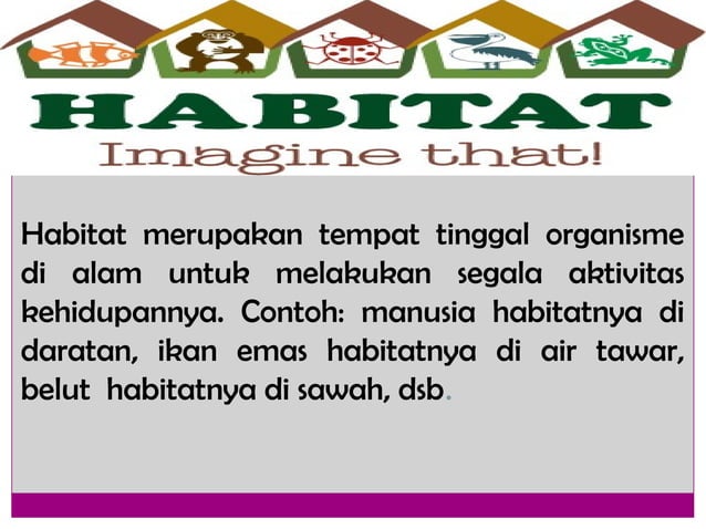 Habitat nisia dan tipe tipe ekosistem | PPT