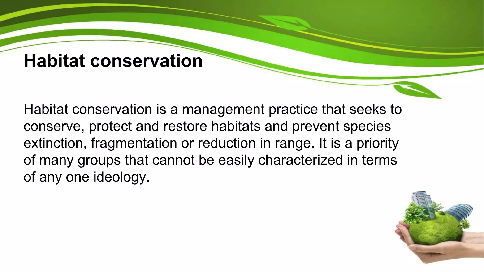 Habitat presentation | PPTX