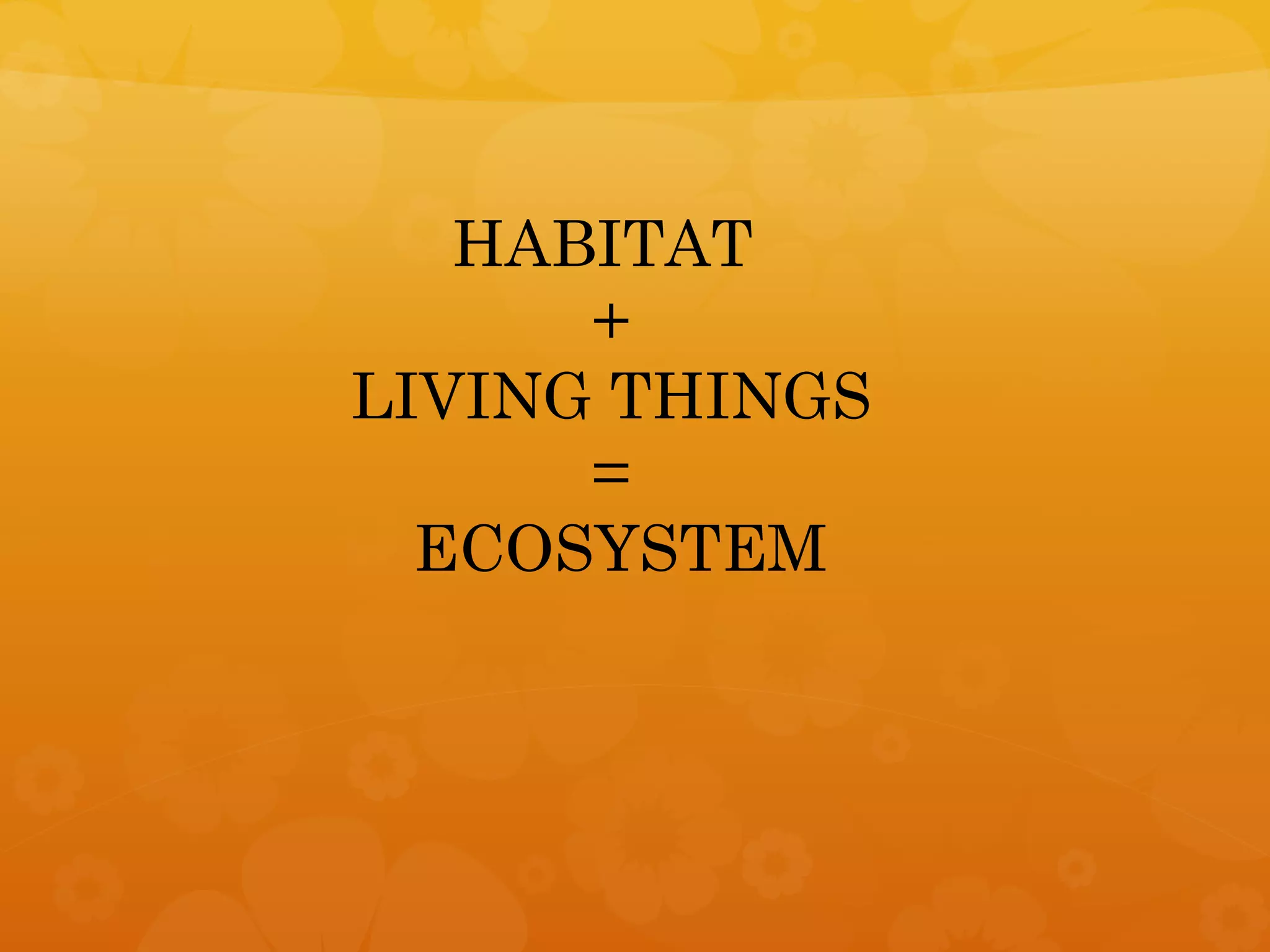 Habitats | PPT