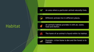 Habitats | PPTX