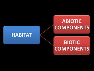 Organisms and their habitats | PPTX