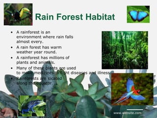 Habitat science grp activity 6b | PPTX