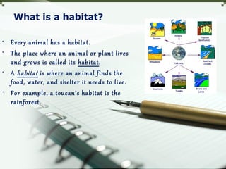 Habitats for plants and animals | PPT