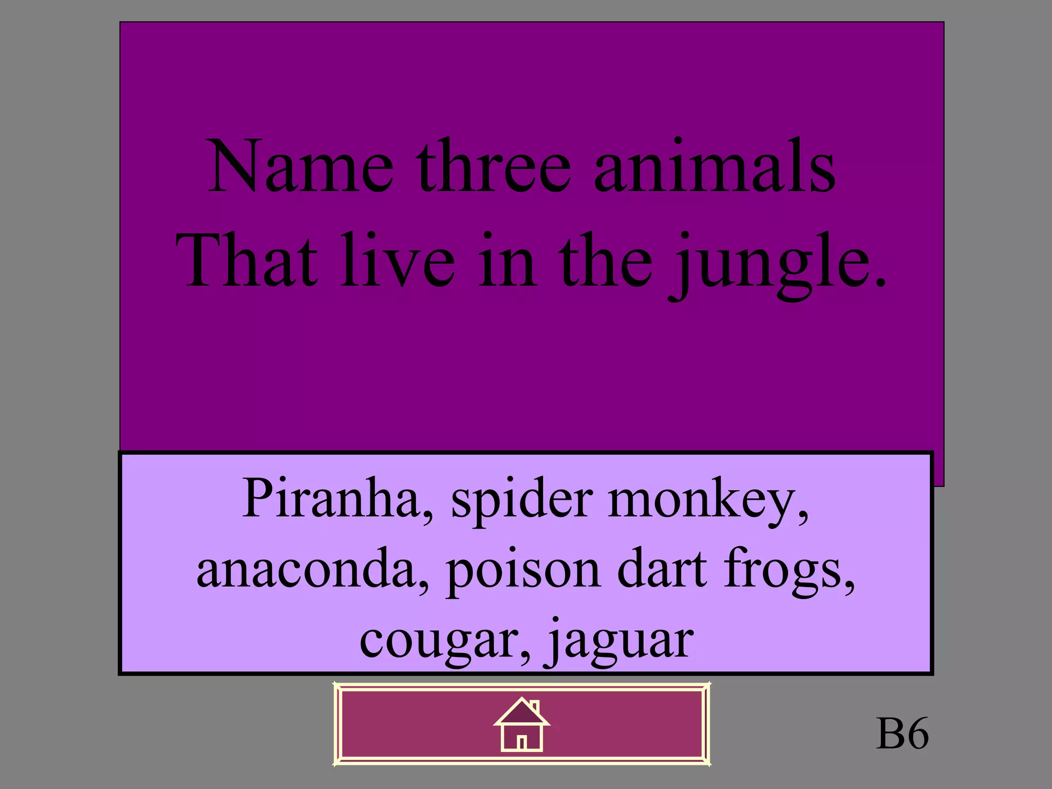 Habitats jeopardy | PPT