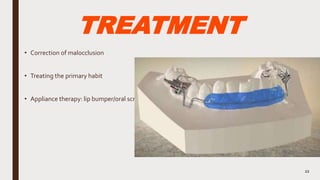 Habit breaking appliances | PPTX