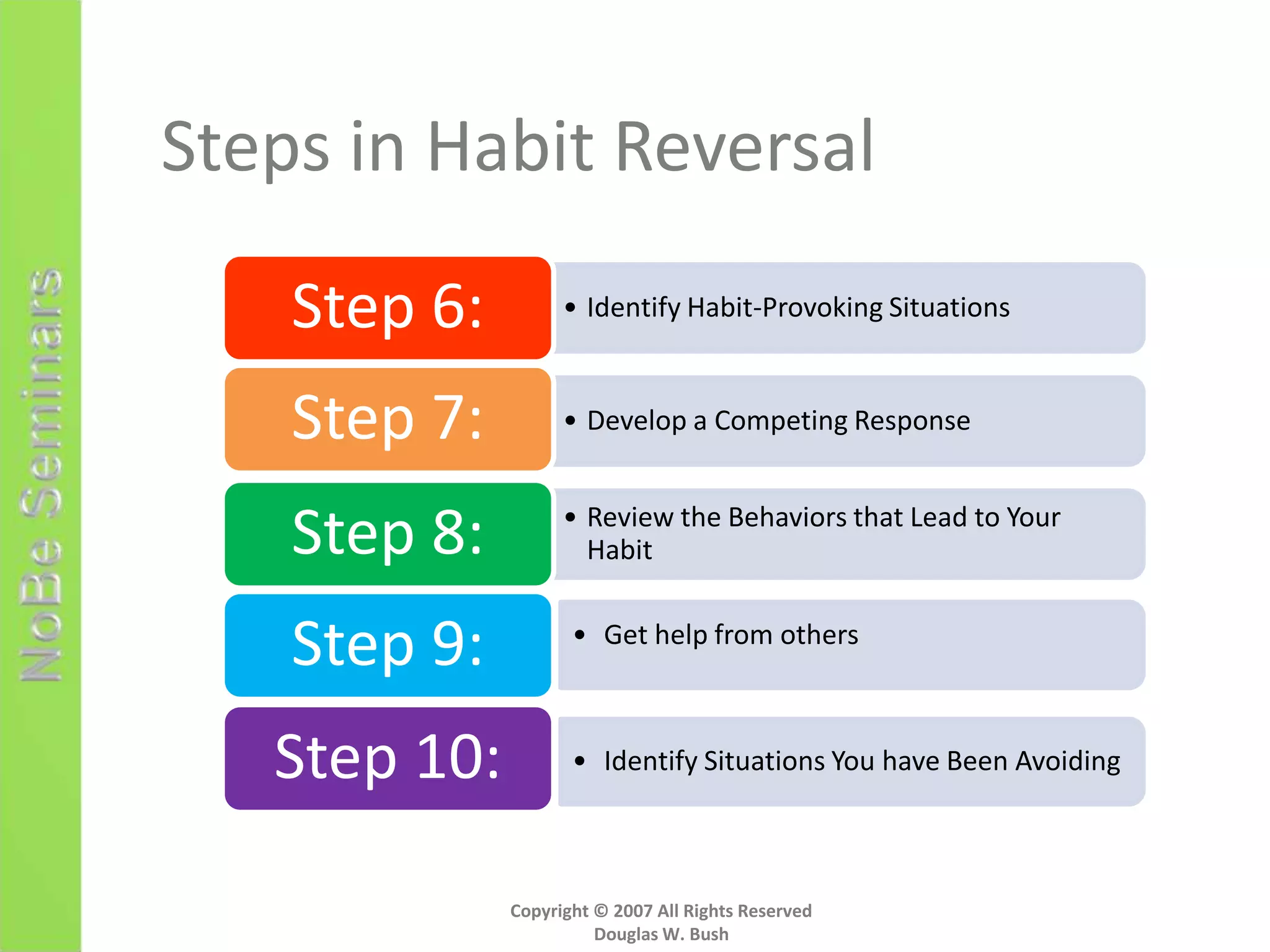 How To Break Bad Habits | PPTX