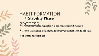 HABIT FORMATION.PSYCHOLOGY IN NURSING - GNM | PPT