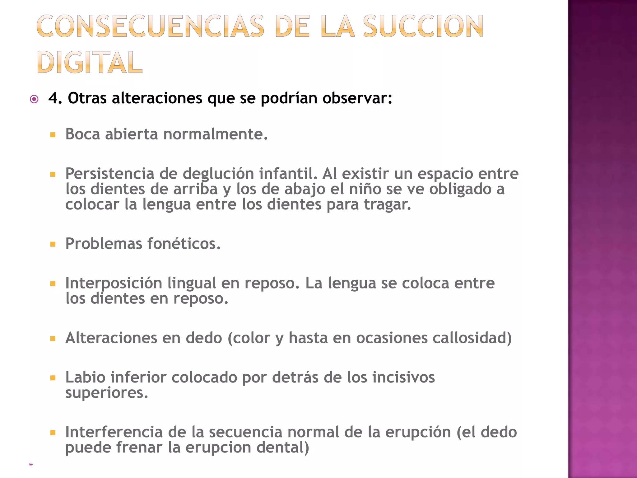 Habito de succión digital | PPTX