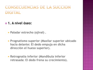 Habito de succión digital | PPTX