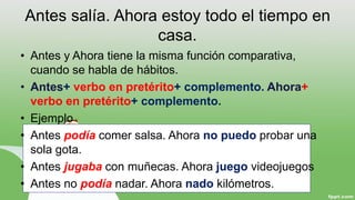 El uso del pretérito imperfecto para describir hábitos | PPTX