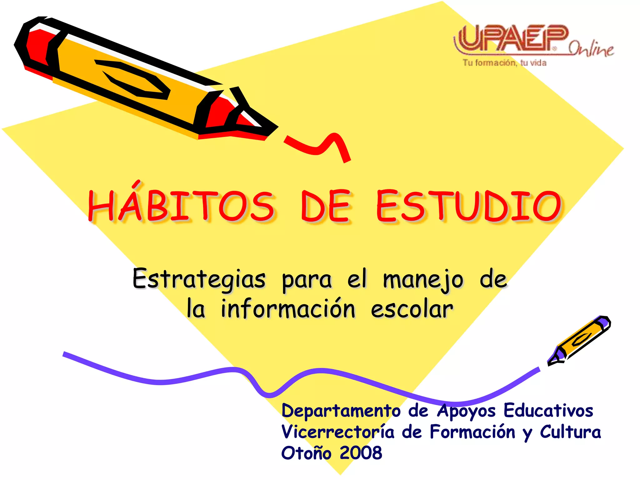 Habitos De Estudio | PPT