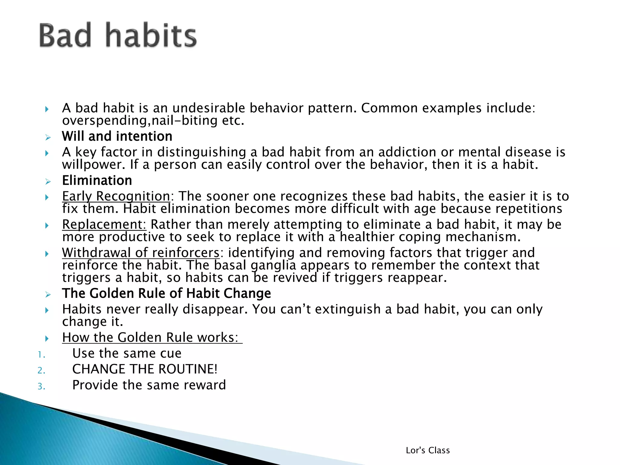 Habits | PPTX