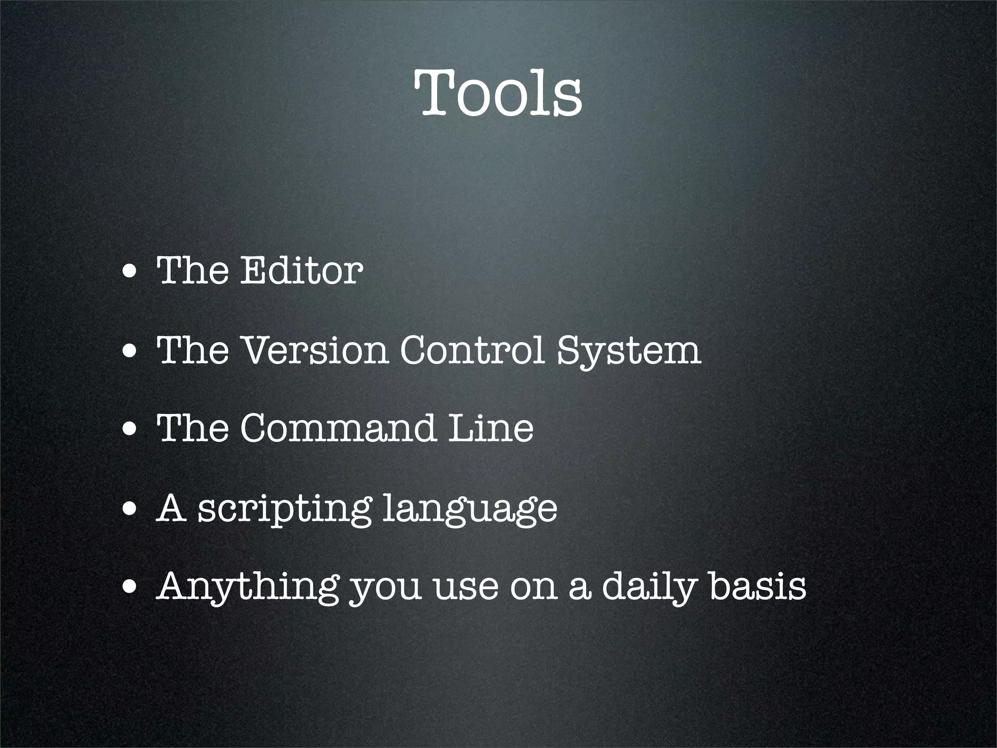 Habits of a Responsible Programmer | PPT