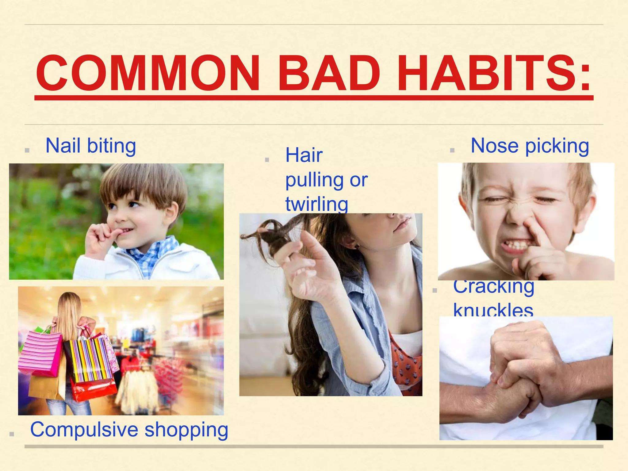 Habits and bad habits | PPTX