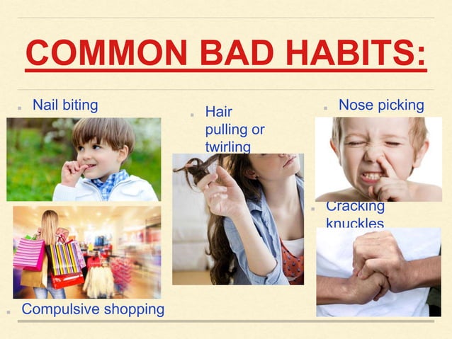 Habits and bad habits | PPTX