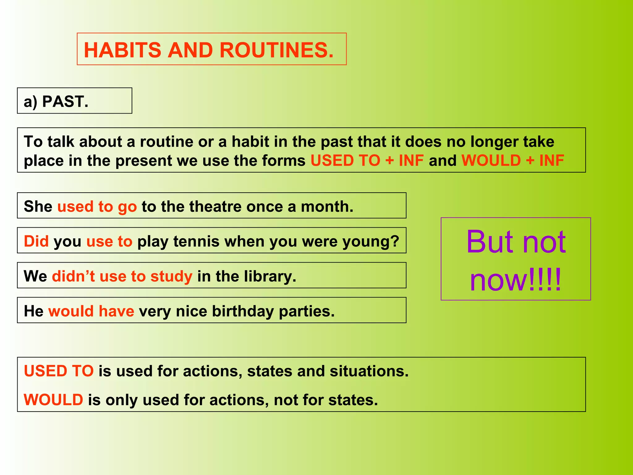 Habits and routines | PPT