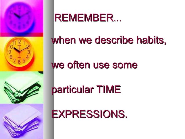 Present simple - Habits and routines | PPT