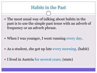 Habits and tendencies | PPTX