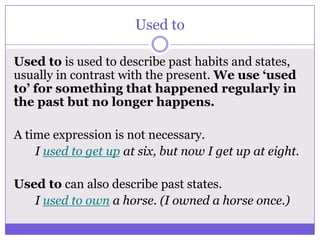 Habits and tendencies | PPTX