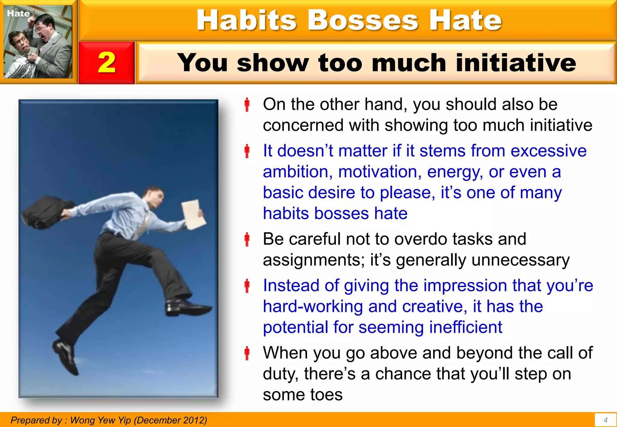Habits bosses hate & love | PDF