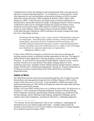 Habits of mind | PDF
