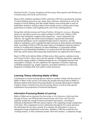 Habits of mind | PDF