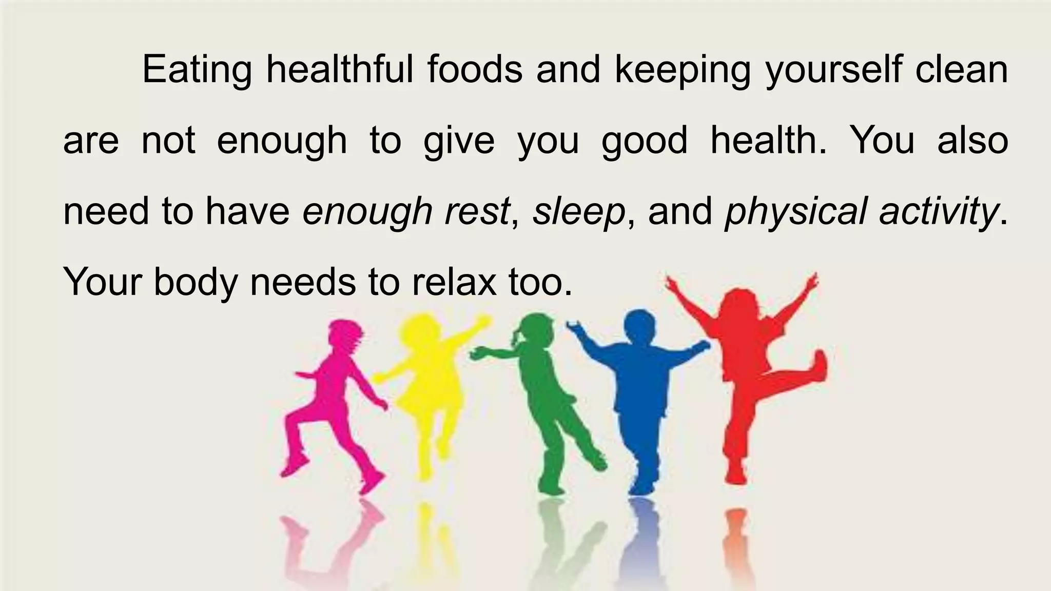 Habits on Rest, Sleep, and Physical | PPTX