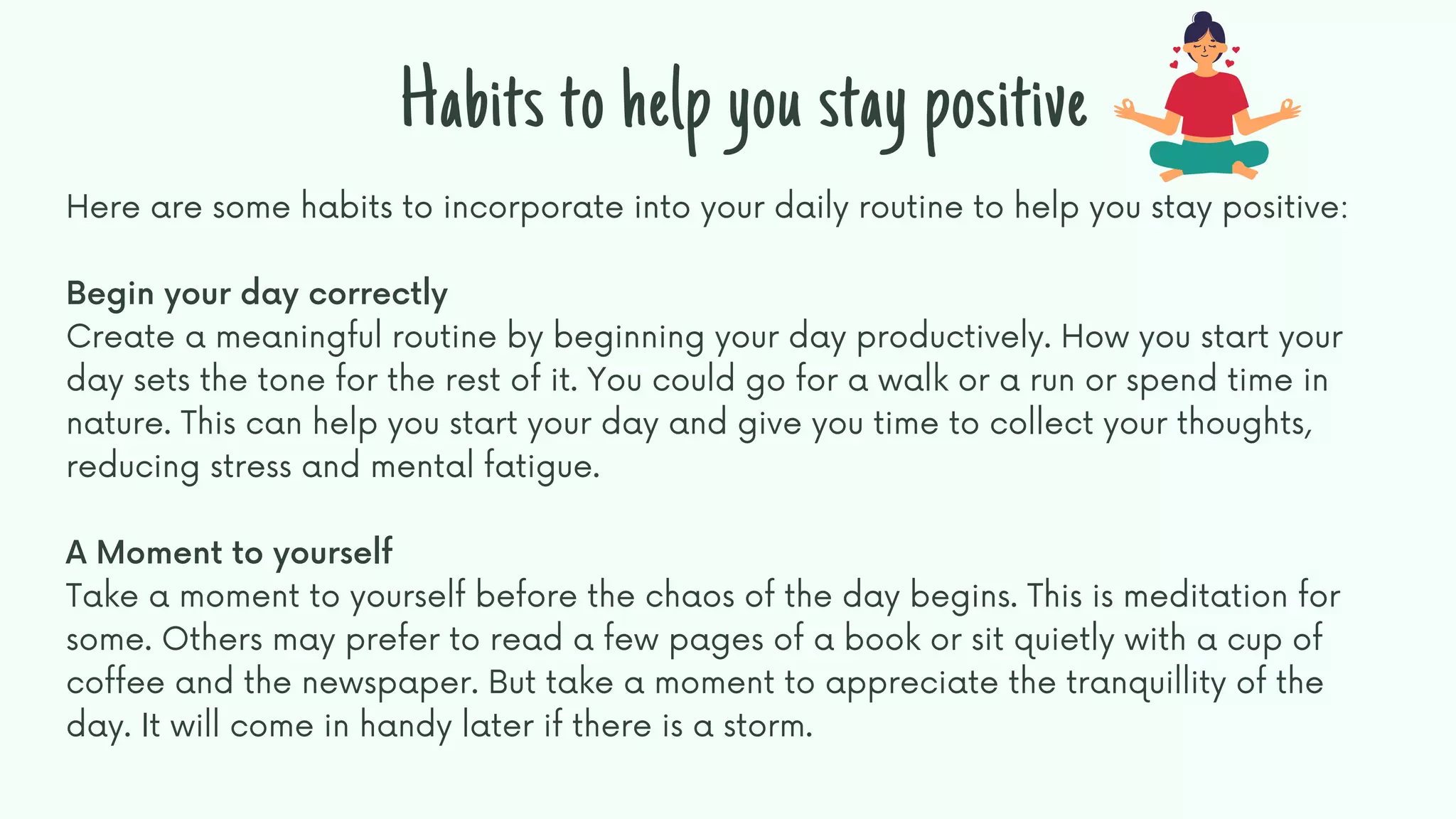 8 Good habits for a Positive Lifestyle | Solh Wellness.pdf