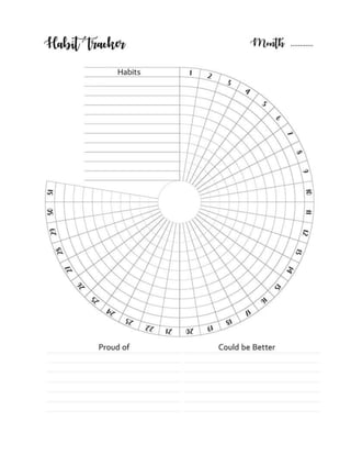 Habit traker | DOCX