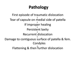 Habitual dislocation of patella | PPTX