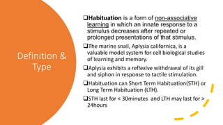 Habituation in Aplysia | PPT