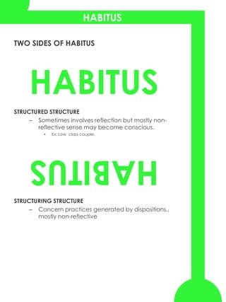 Lau, Raymond V. K. (2004). Habitus and the Practical Logic of Practice ...